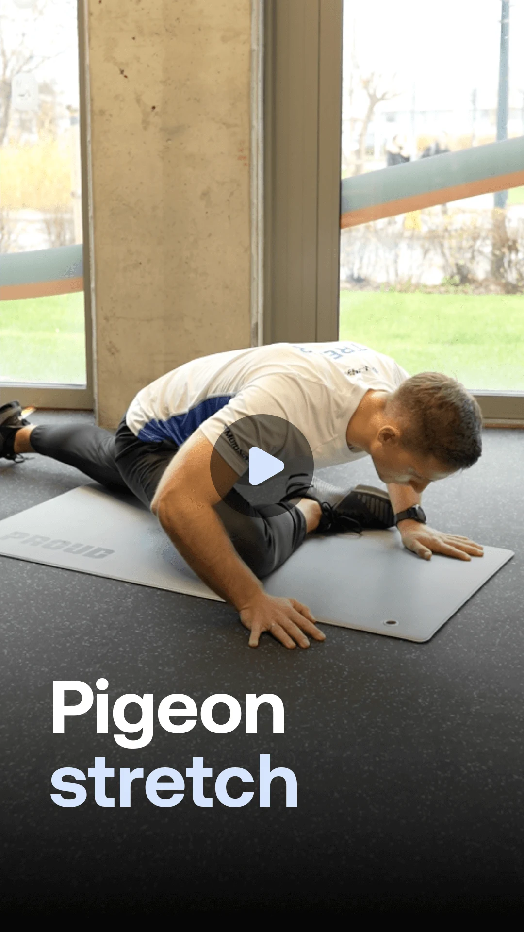 Pigeon stretch